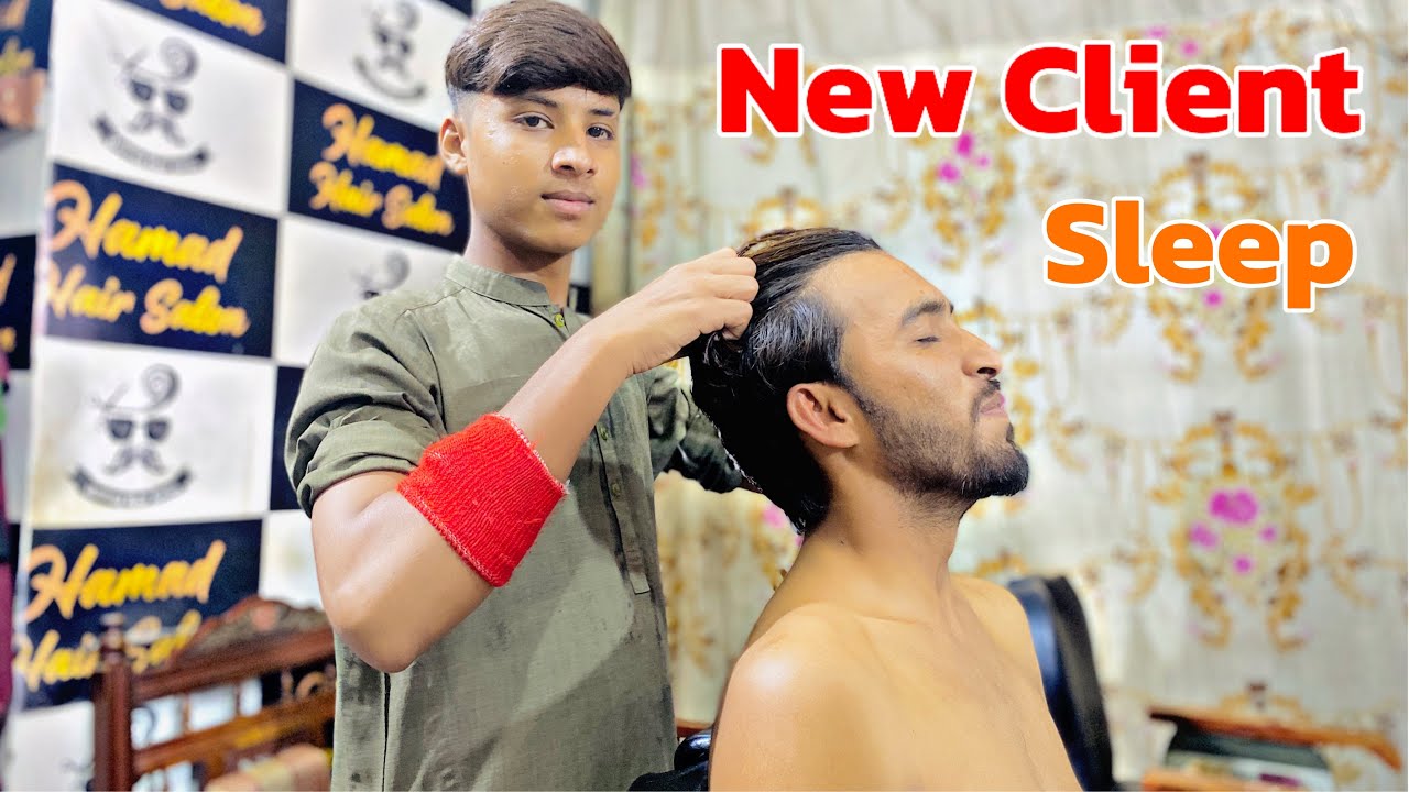 ASMR Fast Sleep Therapy By Pakistani Young Barber Ali | Satisfied New ...