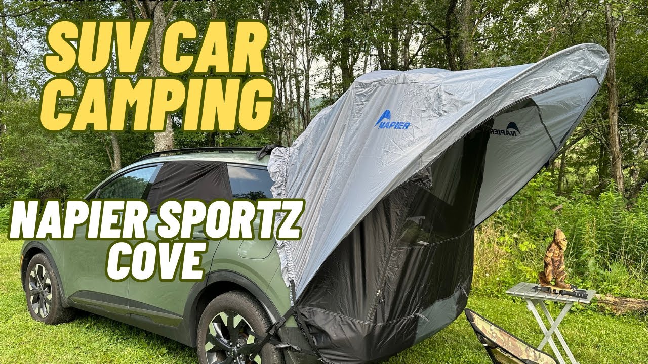 Camping in my SUV: Gear I Use | Kia Sportage | Napier Sportz Cove # ...