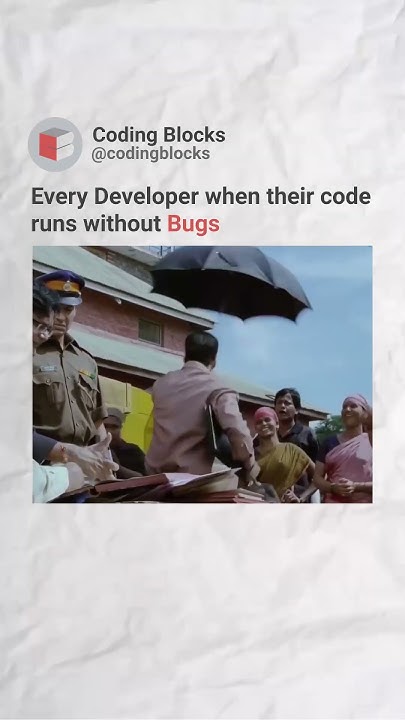 Every Developer When Their Code Runs Without Bugs Coding Blocks Code Codingblocks
