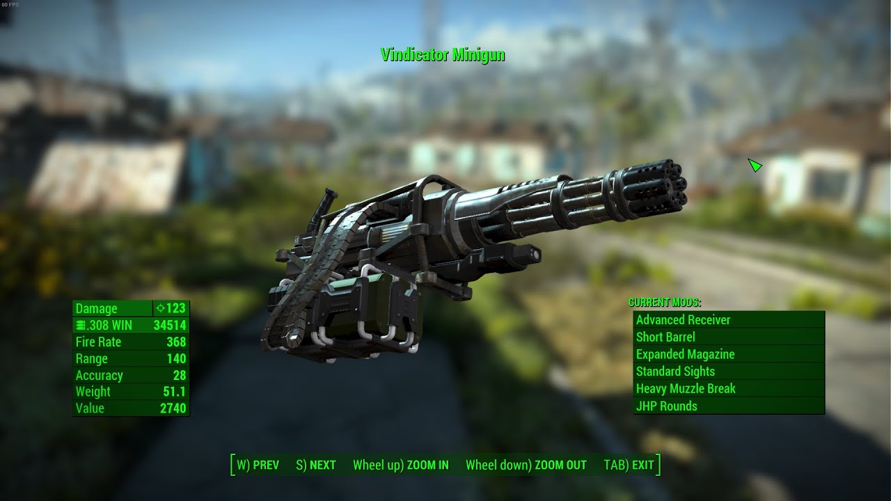 Vindicator Minigun Test Fire - YouTube