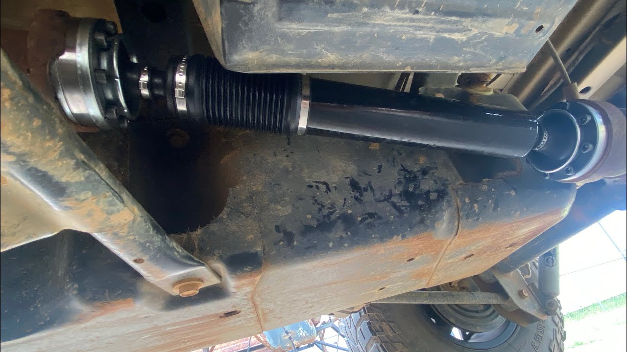 Jeep wrangler JK Terraflex cv joints installation and replacement ...