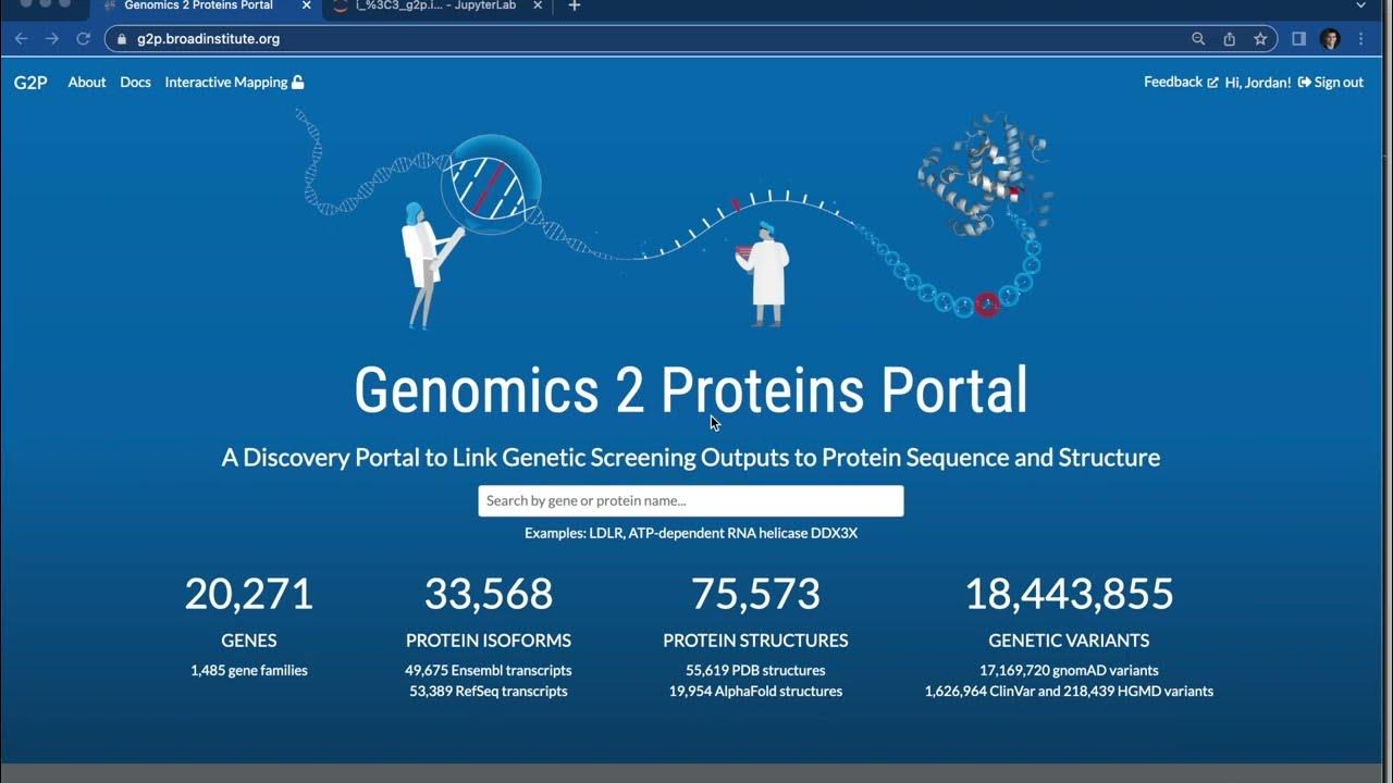 5. Introducing the Protein Feature Viewer in the Genomics 2 Proteins (G2P) Portal - YouTube