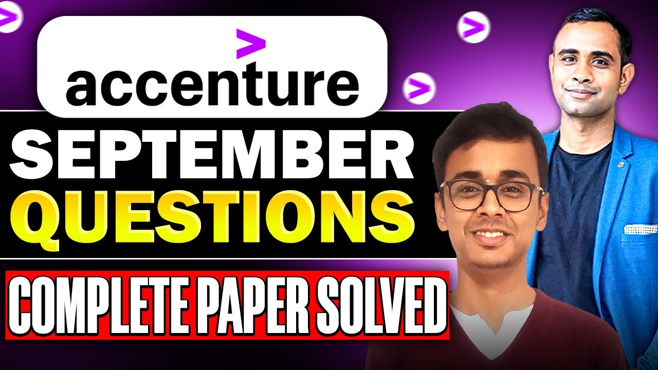🔥Accenture Latest September Exam Questions | Accenture Actual Questions ...