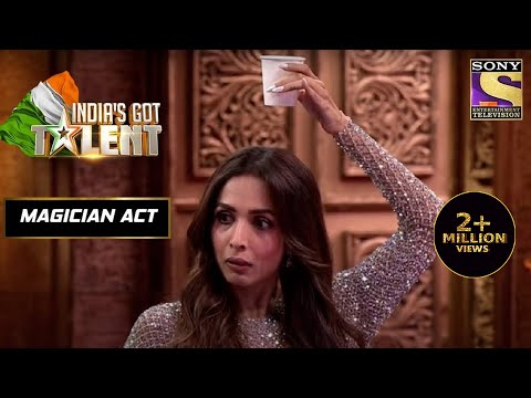 Malaika Stares Wide Eyed At This Magician's Tricks! | India's Got Talent Season 8 | Magician Act