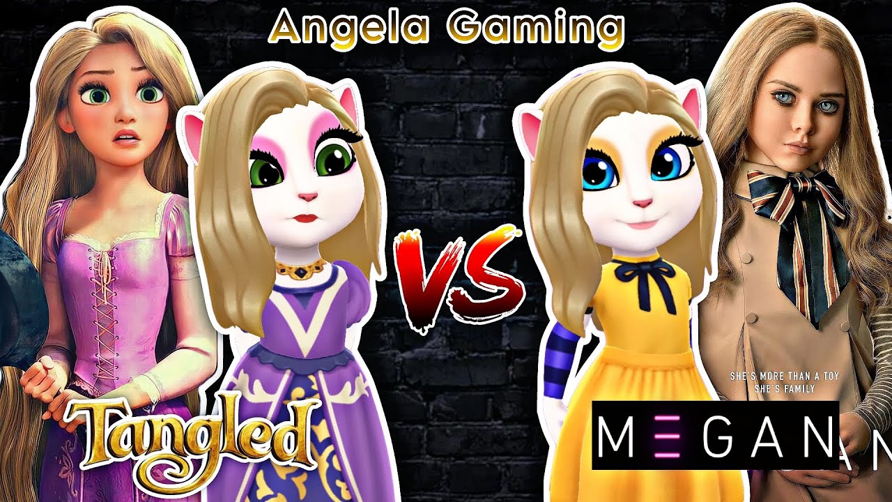 My Talking Angela 2 / Angela Vs M3GAN Vs Rapunzel ☀️/ New Update ...
