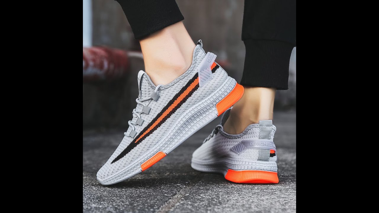 Tenis Modernos Transpirables De Correr Para Hombre - YouTube