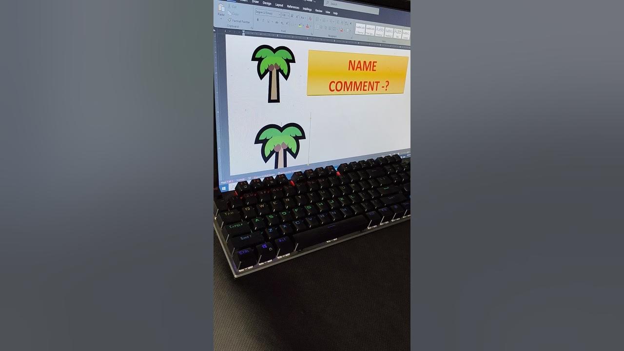 tree🌴🌴🌴🌴🌴#nicl #windows #computerzone #nclcomputer #computer #gk#pk #computerkeyboard # ...