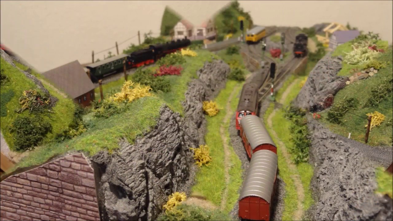 Model Railroad, Scale Z, Spur Z, Final - YouTube