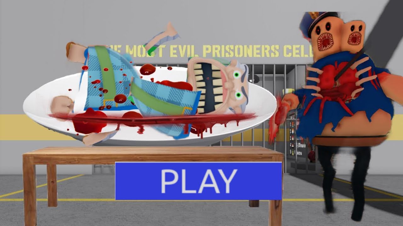 Barry parasite wants EAT Mr.Meanie???(scary obby)-roblox obby speedrun ...