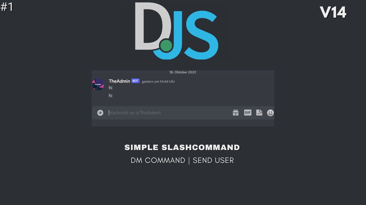 DiscordJs V14 DM Command🍃 - YouTube DiscordJs V14 DM Command🍃 - YouTube
