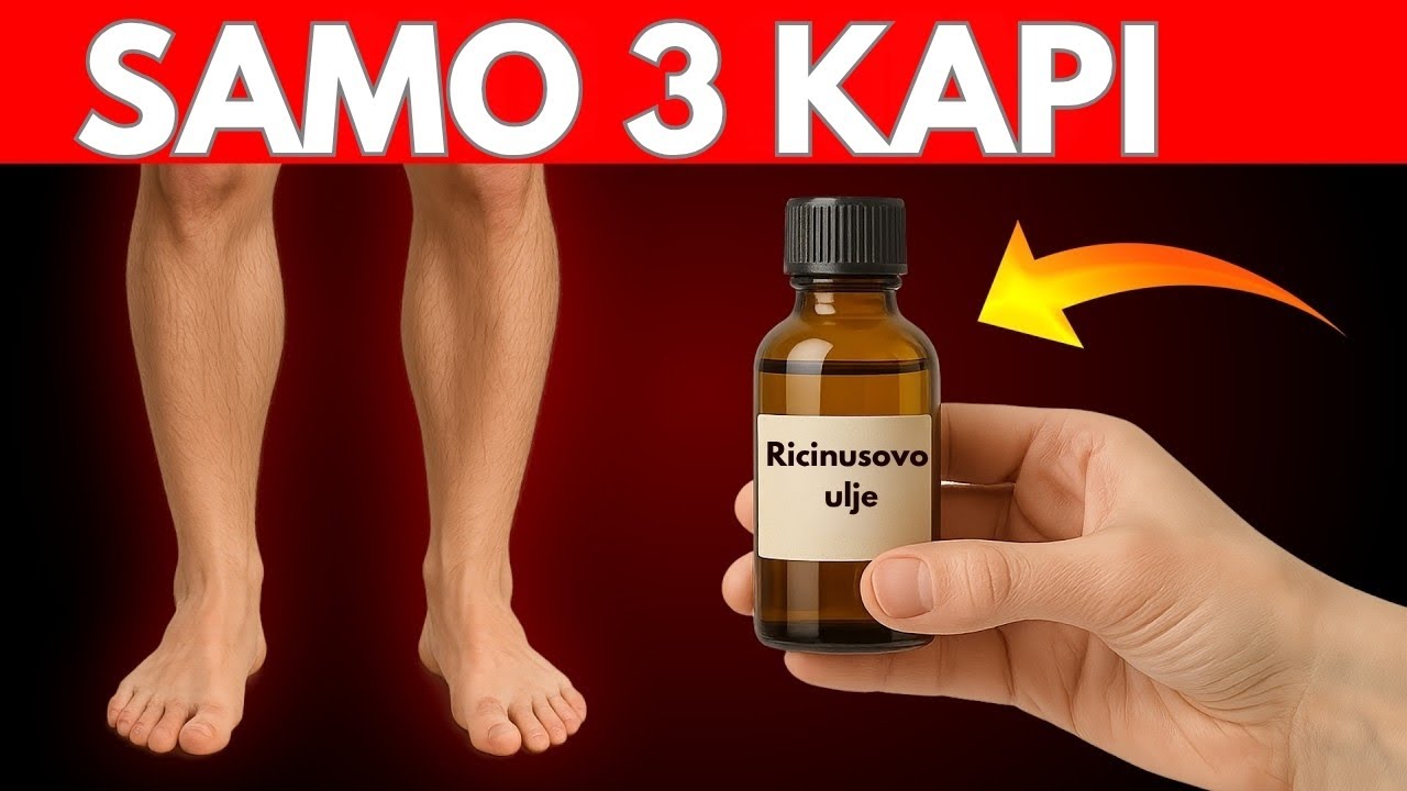 Zaboravite Skupe Kreme! 3 Kapi Ricinusovog Ulja - Za 5 Noći NESTAJU ...