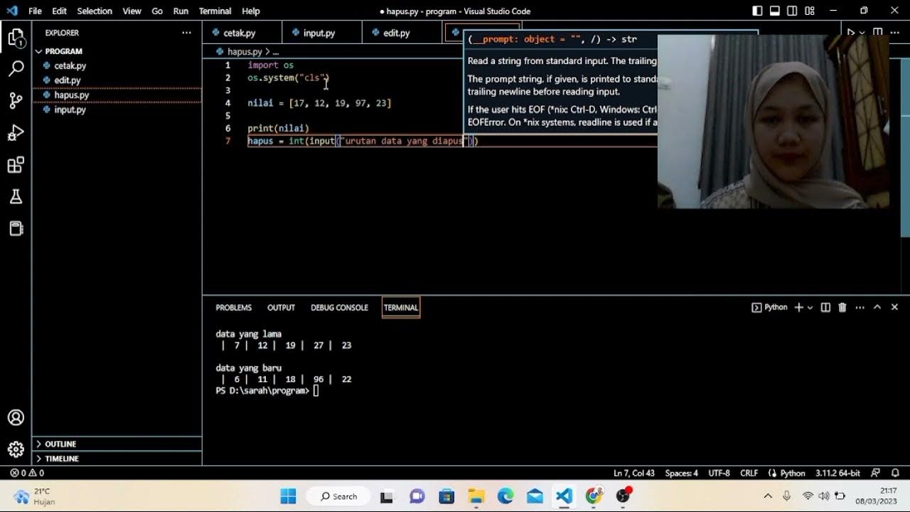 Menghapus Nilai Array - YouTube