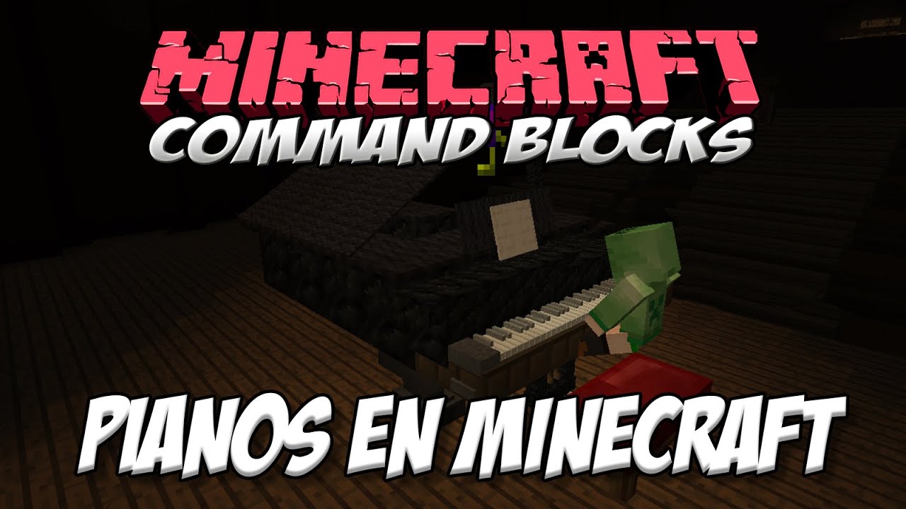 Minecraft Tutorial: Pianos en Minecraft [Minecraft 1.8][Vanilla] - YouTube