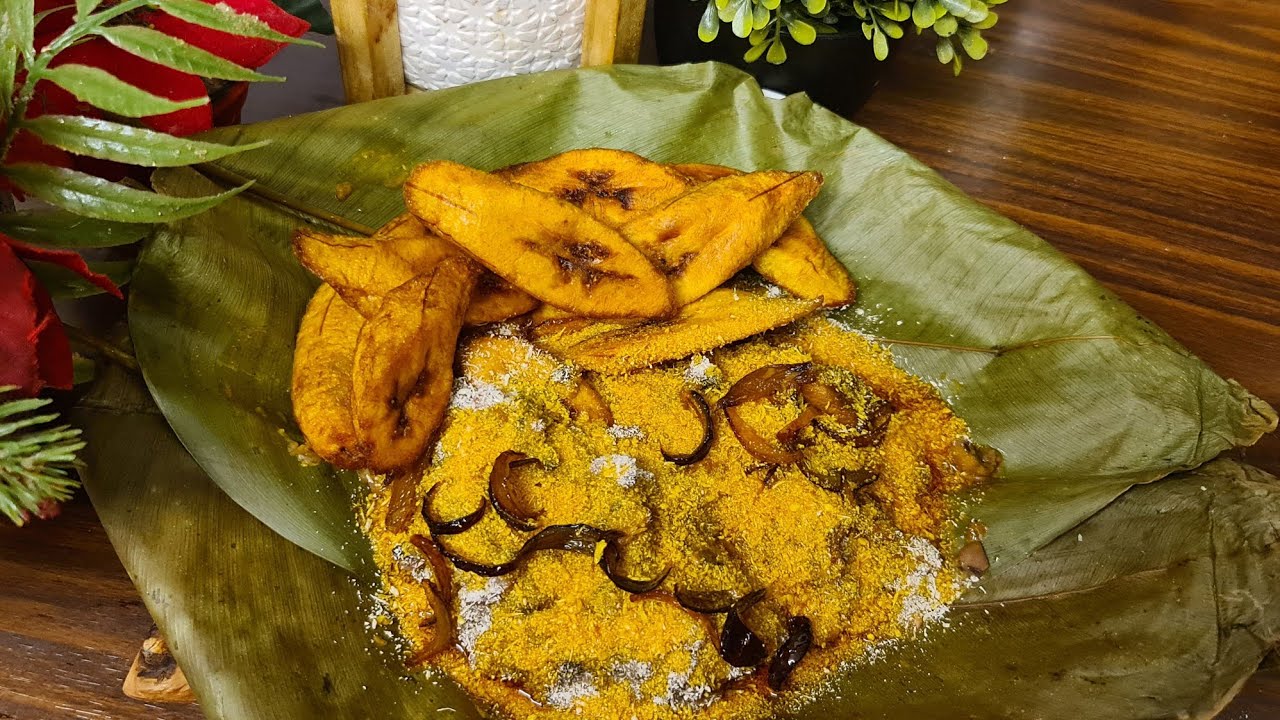 Let's Make the best Authentic Beans, Fried Ripe Plaintian and Gari ...