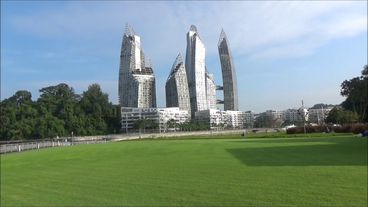Keppel Bay Island and Keppel Bay Bridge near Keppel Harbour - YouTube