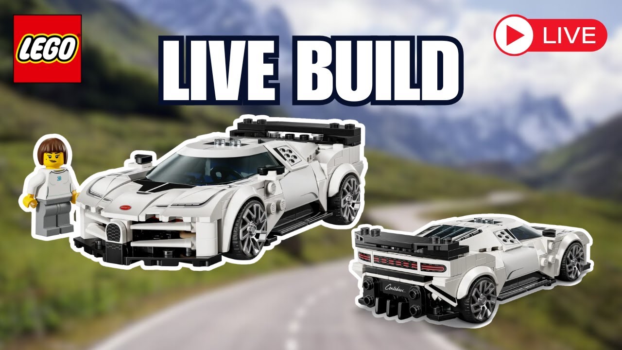 🔴LIVE BUILD: LEGO Speed Champion Bugatti Centodieci🔴 - YouTube