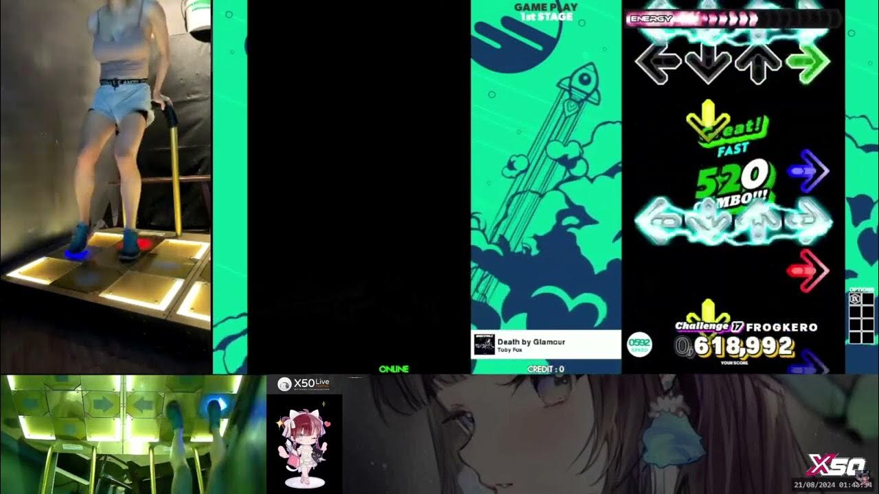 [DDR World] Death by Glamour [CSP 17] FLARE IX CLEAR - YouTube