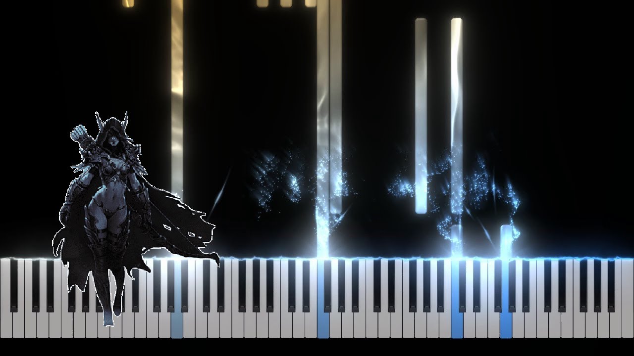 Lake Wintergrasp Music -WoW - Piano Tutorial [Nivek.Piano] - YouTube