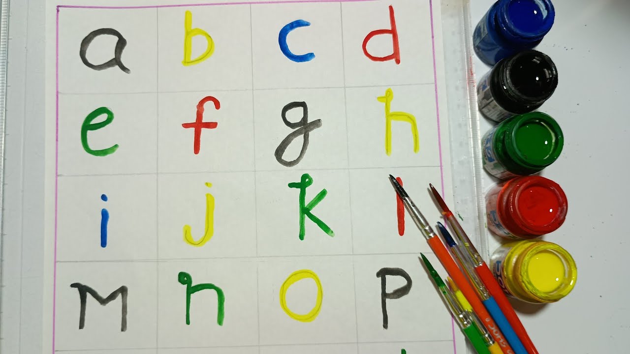 Learn abcd with colours | abc for kids| learning alphabets|abc song ...