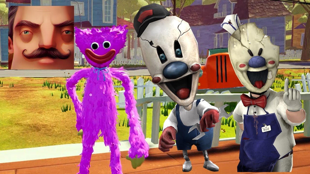 Hello Neighbor - New Neighbor Ice Scream 5 Mini Rod Mechanic Act 2 ...