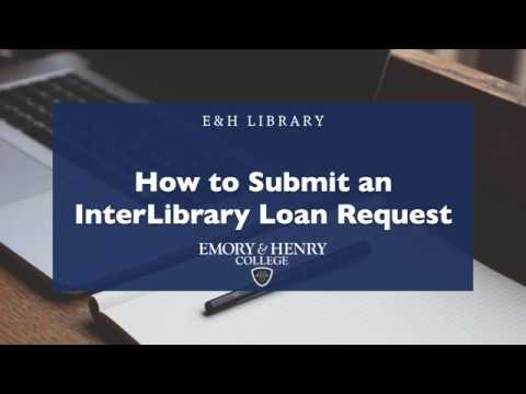 How to Submit an InterLibrary Loan Request - YouTube