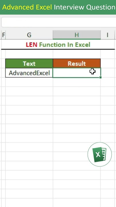 LEN function in excel | LEN formula in excel | excel interview questions excel tips and tricks ...