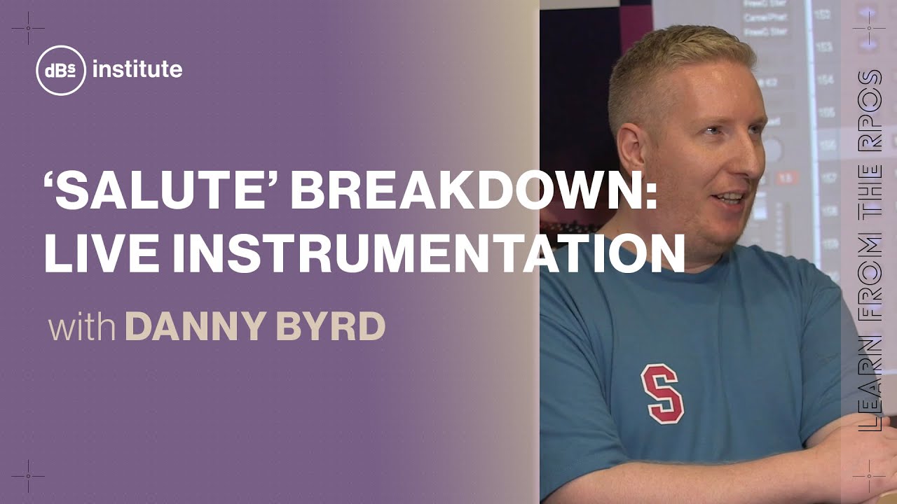 Danny Byrd 'Salute' track breakdown | Recording and mixing live ...