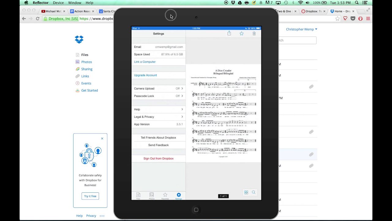 How to use Dropbox on the Mac, internet browser, and iPad - YouTube