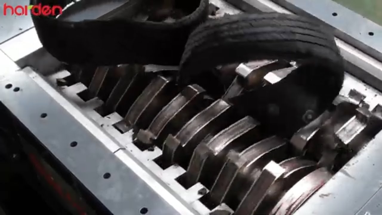 The Strongest Tire Ring Shredder, Tire Ring Shredding Machine, Tire ...