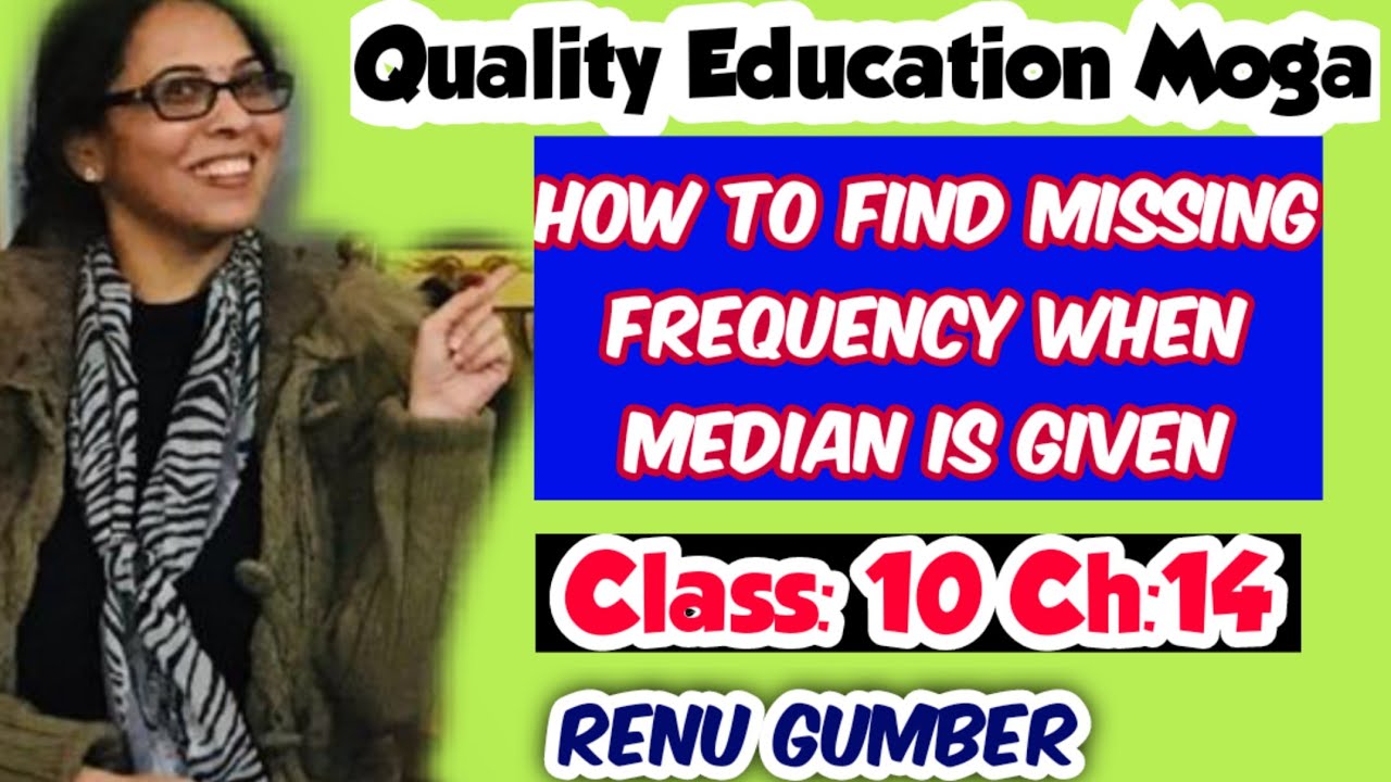 39 How To Find Missing Frequency X Y When Median Is Given Statistics 39 How To Find Missing Frequency X Y When Median Is Given Statistics