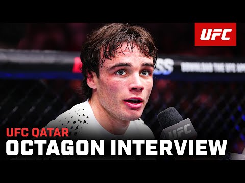 'What The F*ck Was That First Round?' | Luke Riley Octagon Interview | UFC Qatar