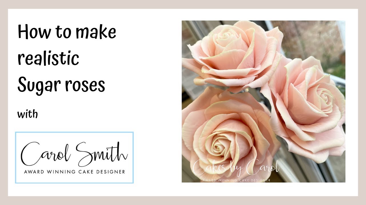 Sugar rose tutorial - preview - YouTube