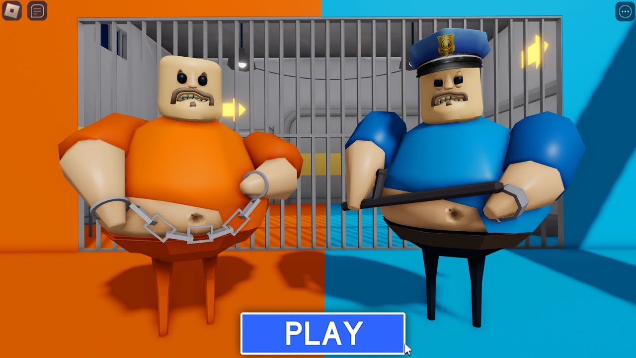 Prisoner BARRY vs Cop BARRY New Obby! Full Game Walkthrough #roblox ...