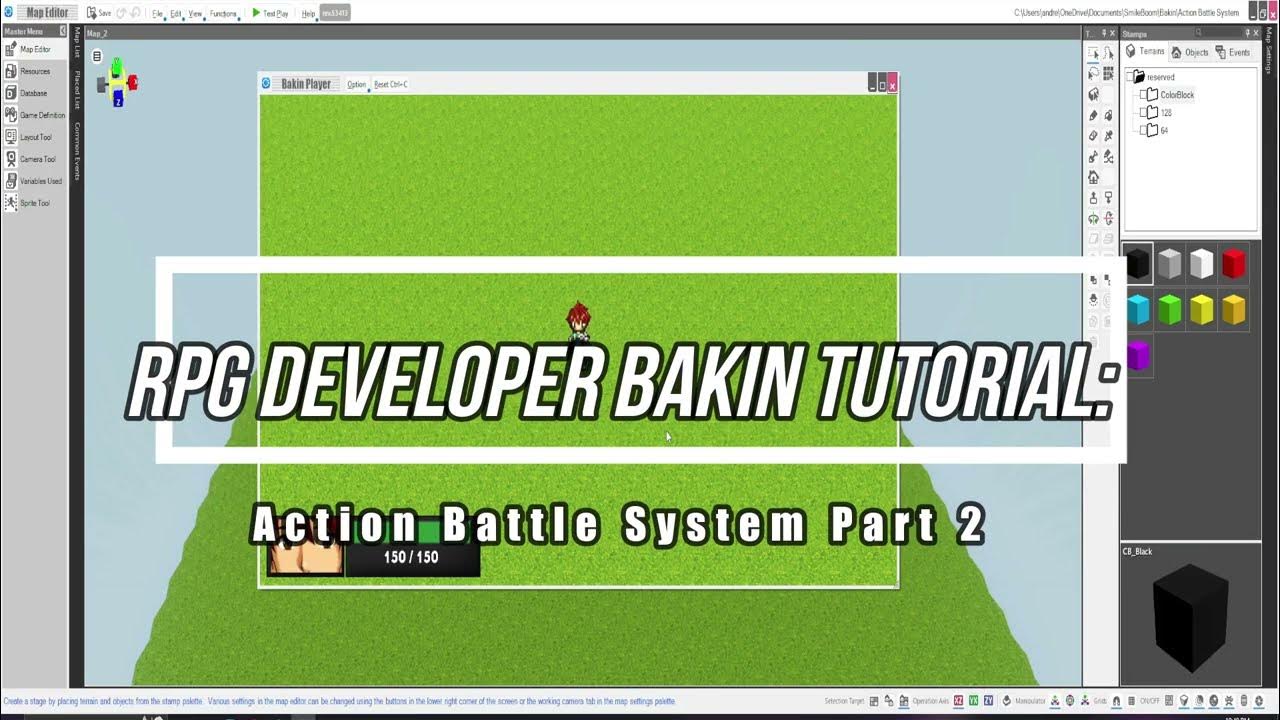 RPG Developer Bakin Tutorial: Action Battle System Part 2 - YouTube