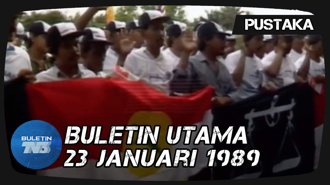 PUSTAKA | Berita TV3 | 23 Januari 1989 - YouTube