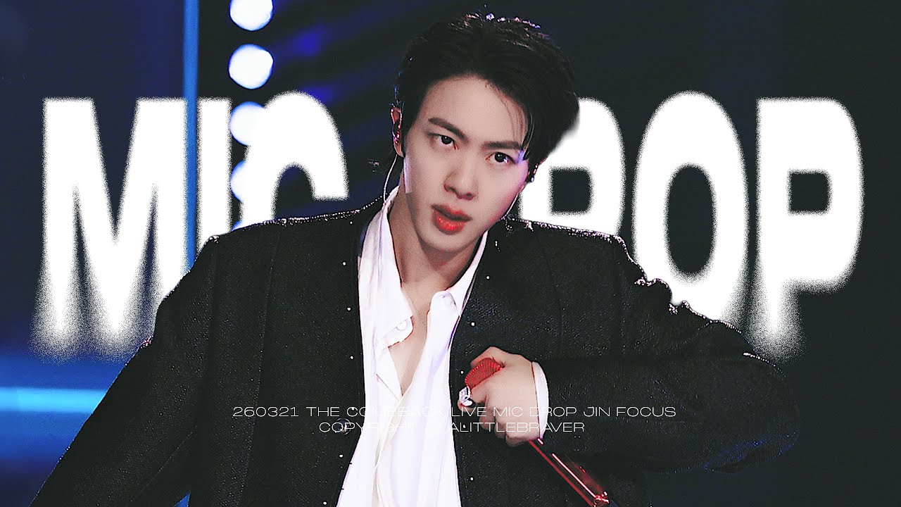 260321 The comeback Live Mic drop Jin focus - YouTube