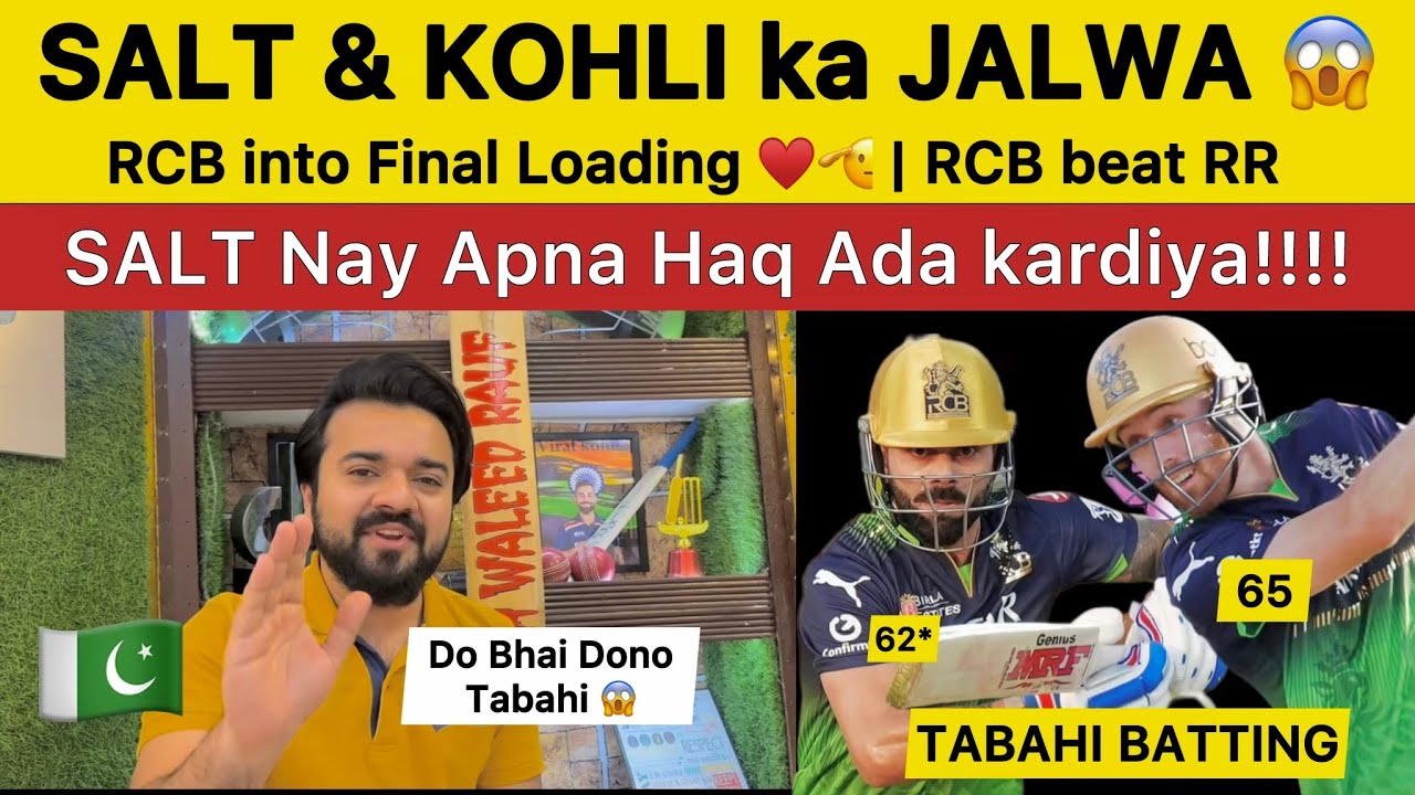 SALT & Kohli ja Jalwa RCB beat RR what a chase 😱 | RCB vs RR IPL 2025 ...
