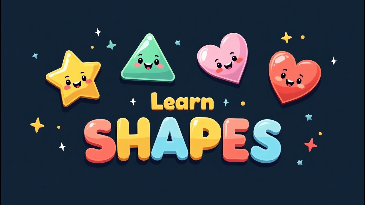 Learn Shapes for Kids | Fun & Cute Animation with Baby Voice - YouTube