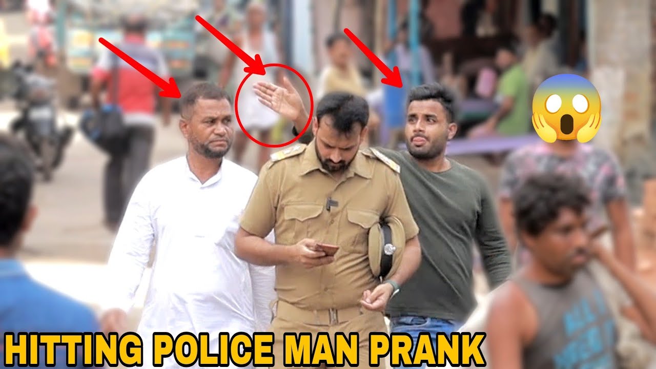 Hitting Police Man Prank ! || MOUZ PRANK - YouTube