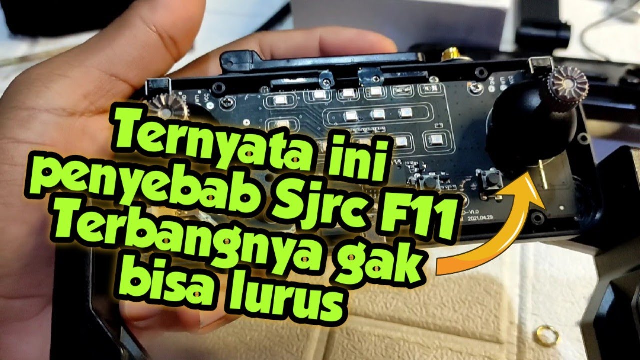 Inilah Penyebab Drone Sjrc f11 series terbang suka nyerong - YouTube