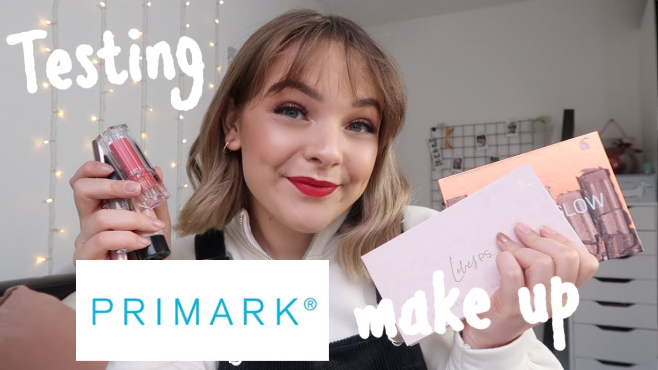 TESTING PRIMARK MAKEUP | FIRST IMPRESSIONS & REVIEW - YouTube