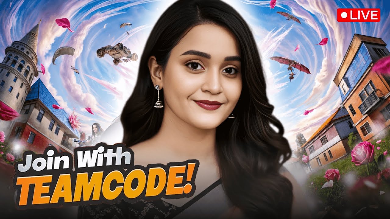 🔴Day-366 | BGMI Team Code with Members 🥰 #bgmi #girlgamer #live #pubgmobile #pubgm #bgmilive # ...