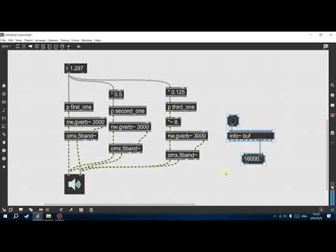 Max/MSP Live Coding Generative Ambient(Baby Easiest Mode First) - YouTube