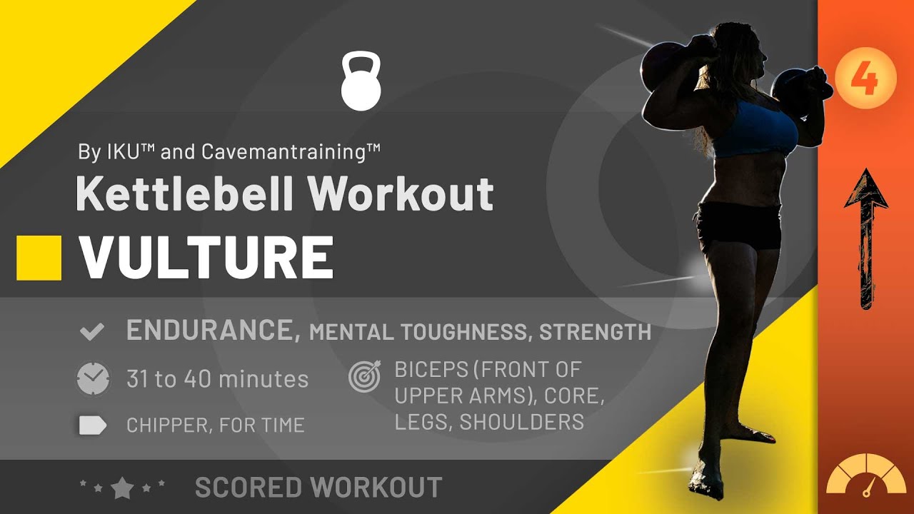 Kettlebell Workout VULTURE–a tough chipper with single kettlebell - YouTube