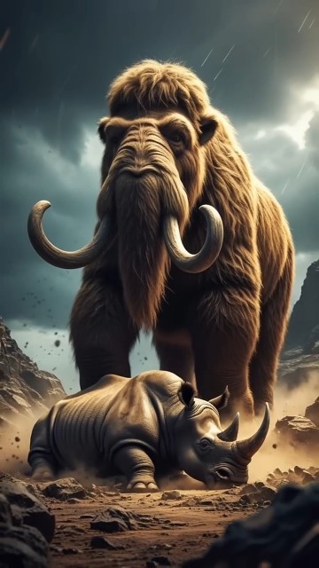 Can Any Animal Defeat a Mammoth? | Ultimate Prehistoric Battle ...