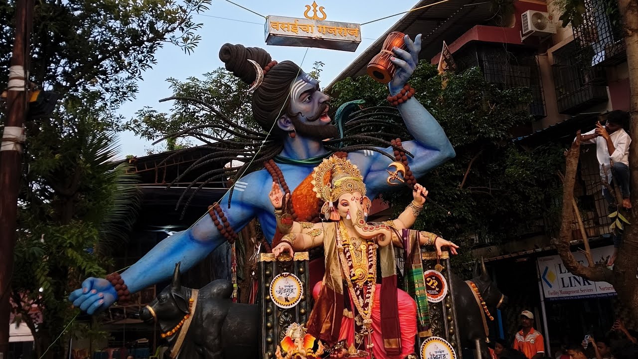 Vasai cha raja ganapati Live - YouTube