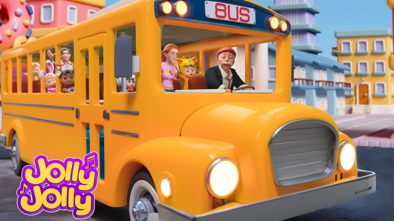 🚍🚟🚌Las Ruedas Del Autobus🚍🚟🚌 | Canciones Infantiles | Jolly Jolly en ...