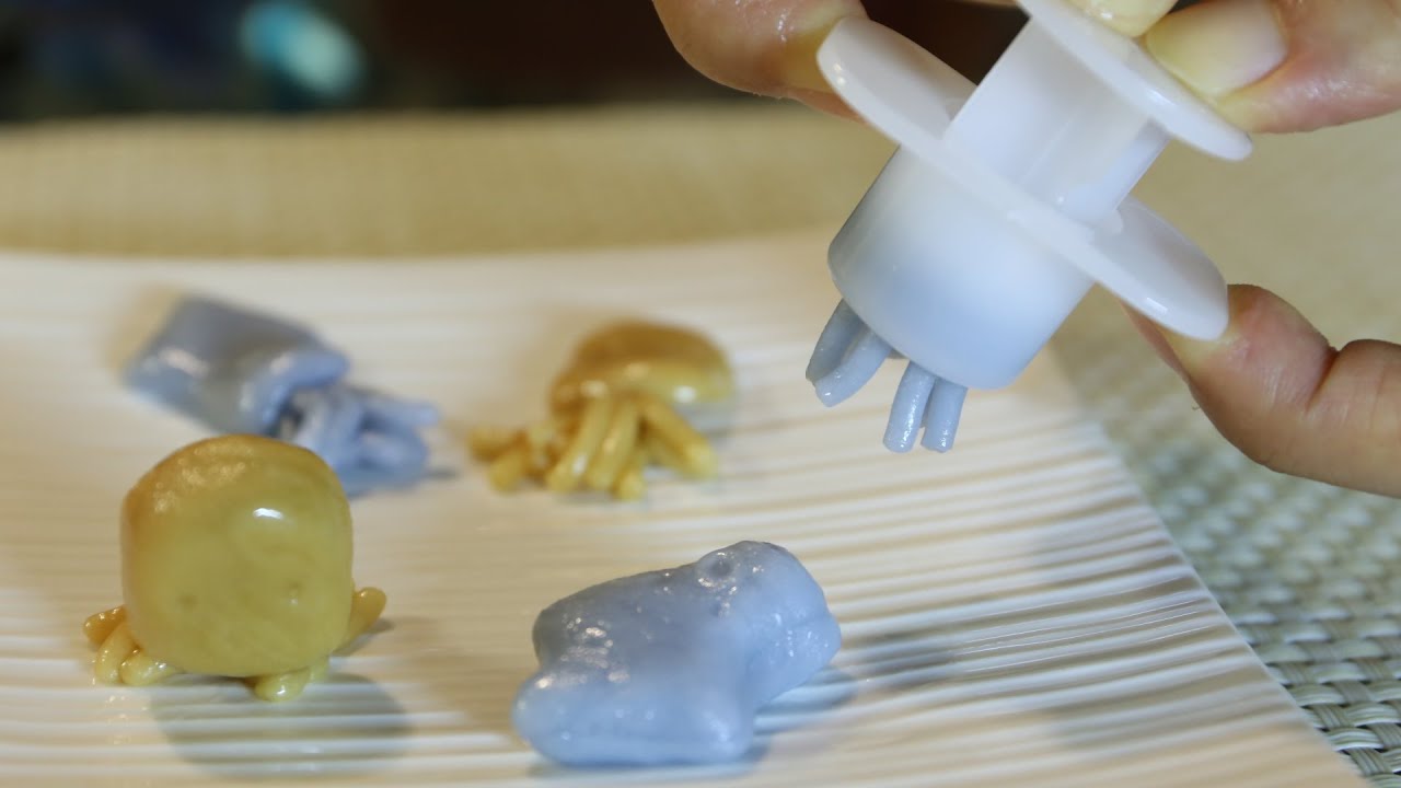 coris octopus and squid arm soft candy making kit"Tako de Geso" ～コリス タコ ...