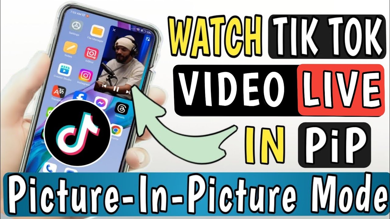 How To Watch Tik Tok live video In Picture-In-Picture Mode 2024 - YouTube