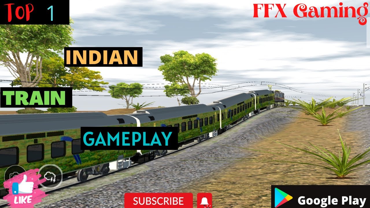 TOP 1 INDIAN TRAIN SIMULATOR GAMEPLAY ANDROID IOS 2022 | VANIYAMBADI TO ...